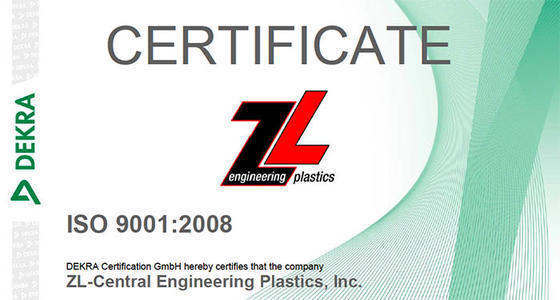 ZL Engineering Plastics News / Successful audit: ISO 9001:2008 re ...